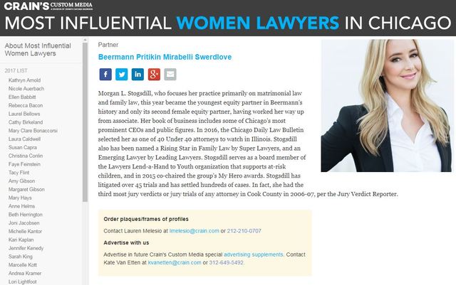 Morgan Stogsdill Profile - Chicago, IL Child Custody Lawyer