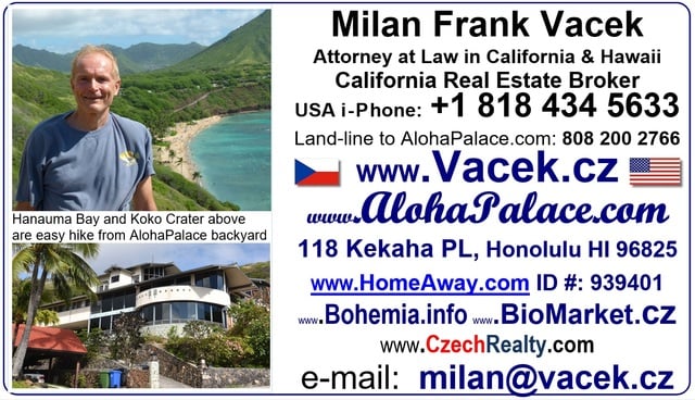 Milan Vacek Profile - Honolulu, HI Residential Real Estate Lawyer