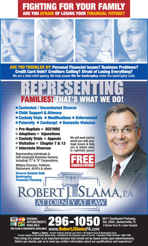 Robert Slama Profile - Jacksonville, FL Family Lawyer