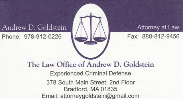 Andrew Goldstein Profile - Haverhill, MA Criminal Defense Lawyer