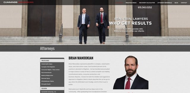 Brian Manookian Profile - Nashville, TN Litigation Lawyer