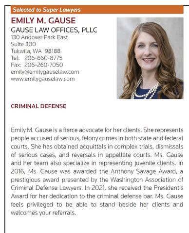 Emily Gause - Lawyer in Tukwila, WA