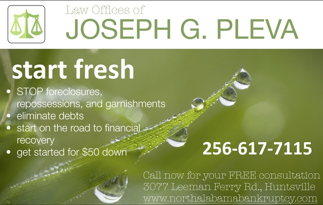 Joseph Pleva Profile - Huntsville, AL Chapter 13 Lawyer