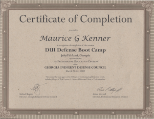 Maurice Kenner Profile - Decatur, GA Criminal Defense Lawyer