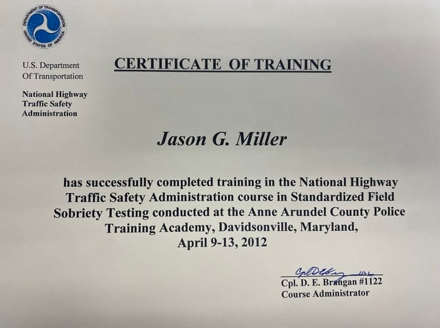 Jason Miller Profile - Lanham, MD DUI & DWI Lawyer