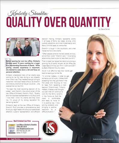 Kimberly Shanklin - Lawyer in Denton, TX